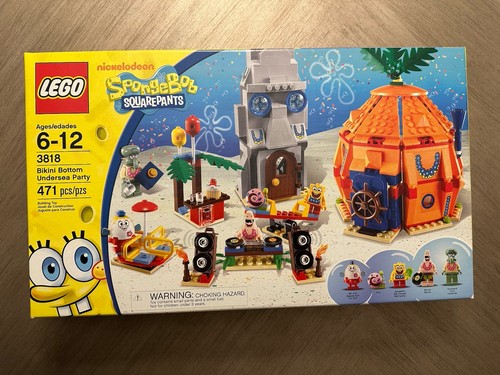 LEGO 3818 SpongeBob Squarepants Bikini Bottom Undersea Party New Sealed ...