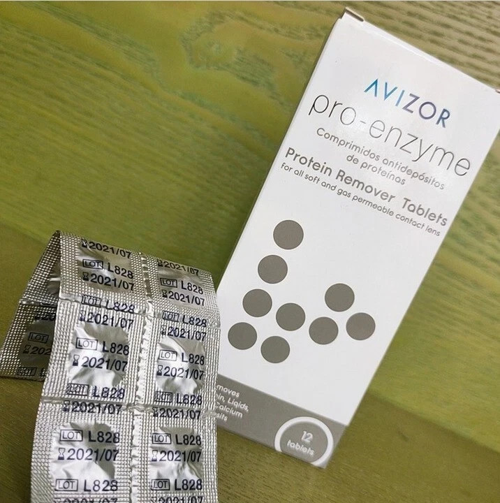 Avizor PRO-ENZYMEProtein Remover Tablets 12's Contact Lenses Soft | eBay