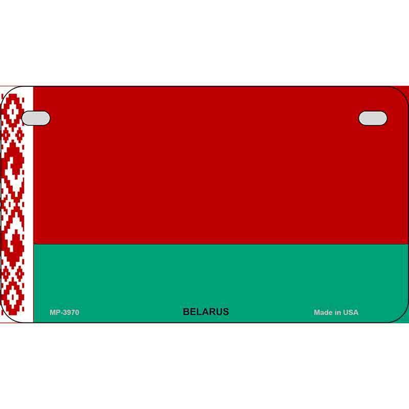 Belarus Flag Novelty Metal Motorcycle Plate MP-3970 | eBay