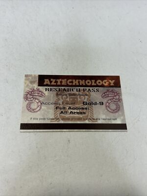 FASA Aztechnology Research Pass Full Access ID Card J2 | eBay