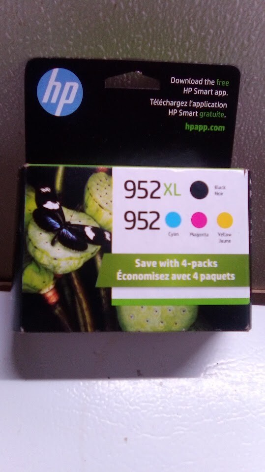 HP 952XL/952 Black High Yield and Colors Standard Yld Ink Cartridge 4 ...