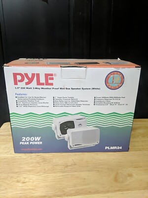 Pyle PLMR24 3-Way Marine Audio Mini Speaker 68888891806| eBay