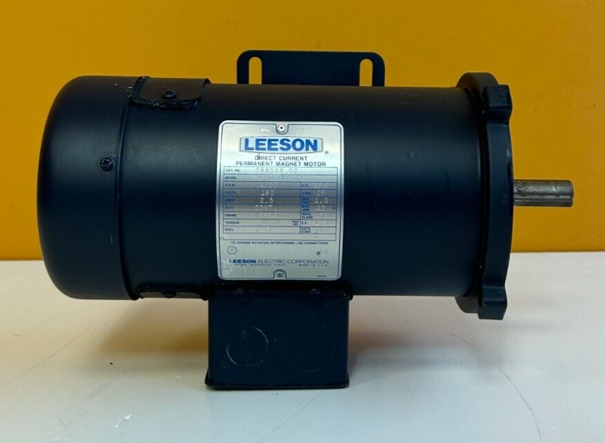 LEESON C42D17FK6C Electric Motor DC 1/2hp 1750 RPM 180v for sale online ...