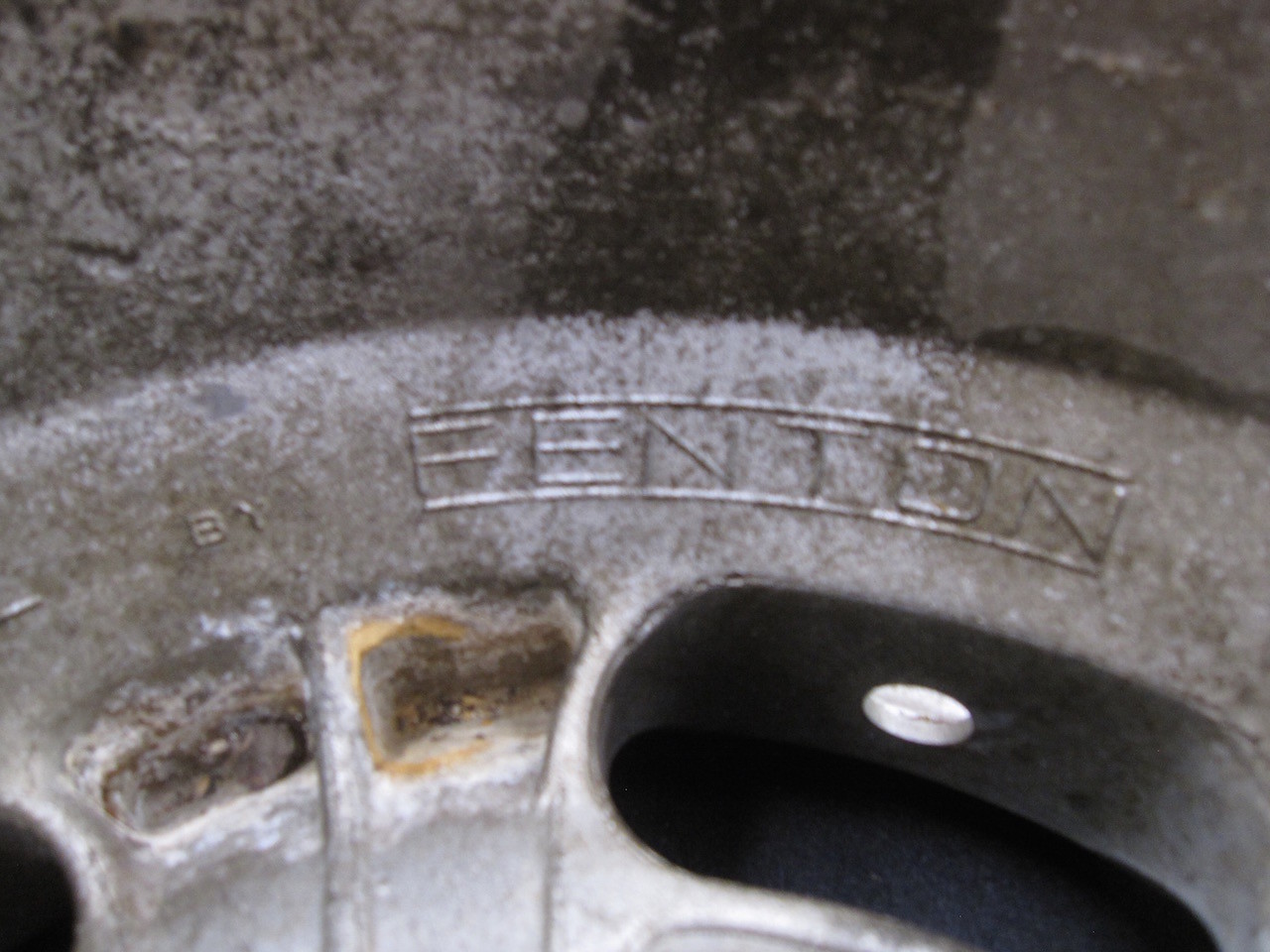 1960'S FENTON GYRO 14 X 7 ALUMINUM SLOTTED MAG WHEEL 5 ON 4 3/4 BOLT ...