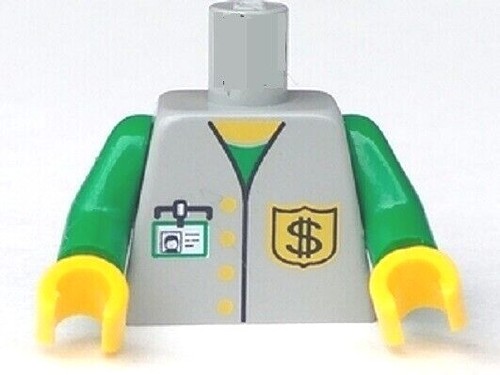 LEGO BANK ~ ATM Teller Safe Money Coins Ingots Locks Envelopes Slopes ...