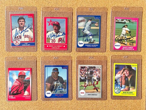 Rare Autographed Star Baseball Card Collection (36 Cards) | eBay