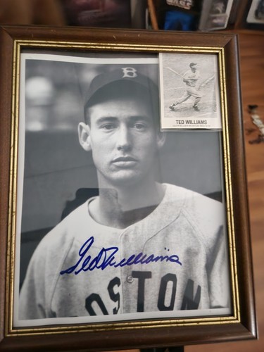 Ted Williams autograph 8x10 with Coa Boston Redsox | eBay