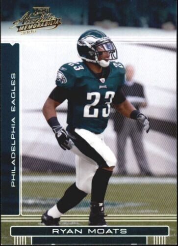2006 Absolute Memorabilia Retail Eagles Football Card #118 Ryan Moats ...