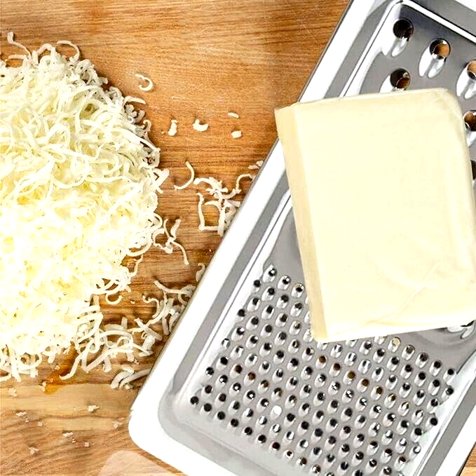 FLAT CHEESE GRATER STAINLESS STEEL CHEESE FRUIT VEGETABLE SLICER ...