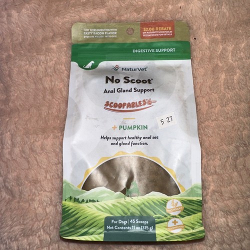 NaturVet No Scoot Plus Pumpkin, Support Healthy Bowels for Dogs Powder ...