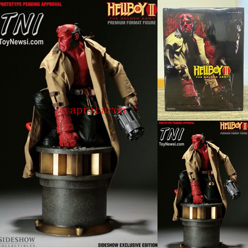 Sideshow Hellboy 1/4 Statue Model Collectible Limited Special Edition ...