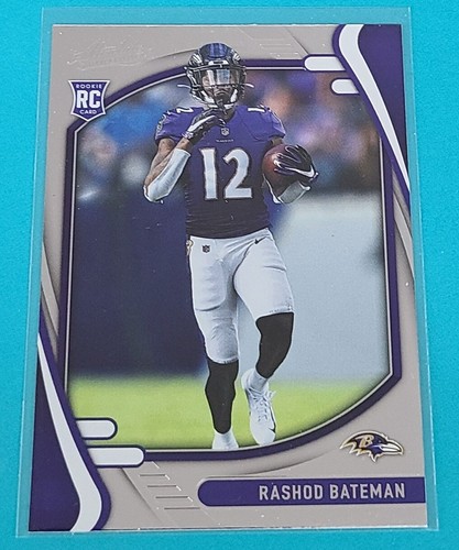 2021 Absolute Retail RC #113 Rashod Bateman Baltimore Ravens Football ...