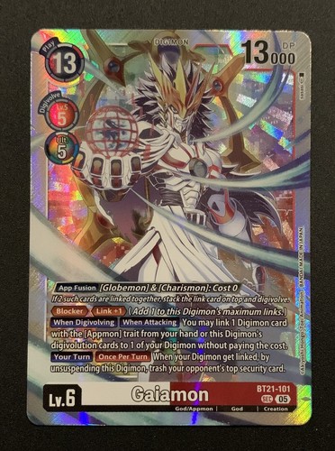 Gaiamon - BT21-101 SEC - World Covergence - Digimon TCG | eBay