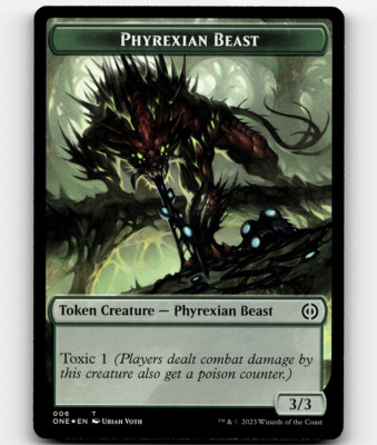 MTG Phyrexian Mite (011) Phyrexian Beast FOIL Phyrexia: All Will Be ...