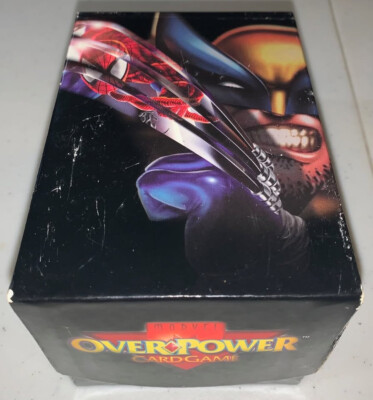 Marvel Overpower Card Game 1995-1996 Lot - Over 600 Cards Sleeved | eBay