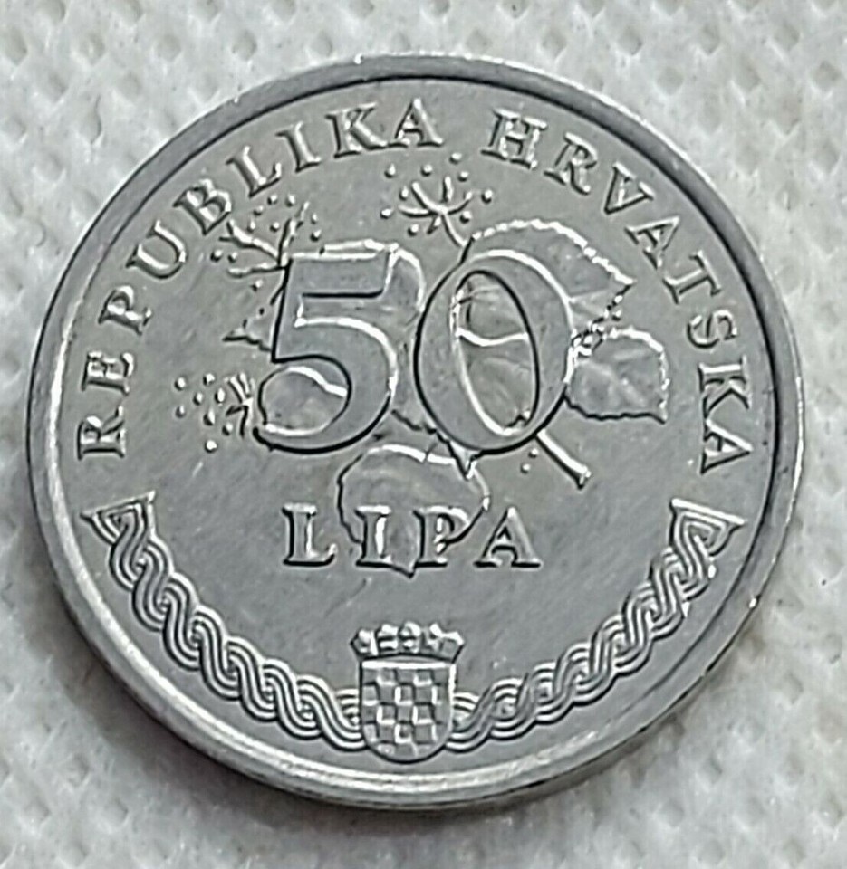Croatia coin 50 Lipa 1996 European Football Championship in England ...