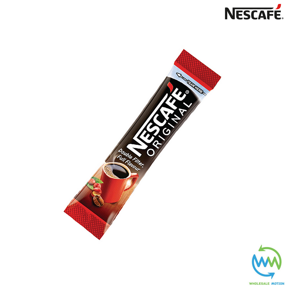 50 x NESCAFE Original Individual COFFEE Sachets CUP Instant Sticks ...
