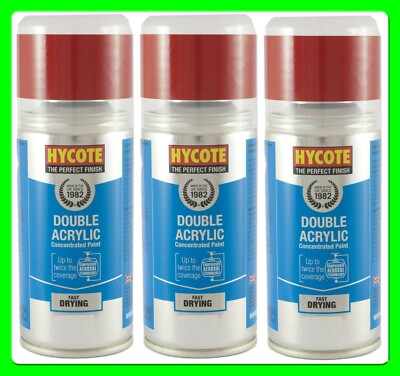 * Pack of 3 * Ford Venetian Red Acrylic Spray Paint 150 ml [XDFD516] R ...