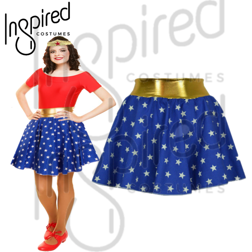 Plus Size Sexy superhero Woman Style Fancy Dress Superhero Skirt outfit ...