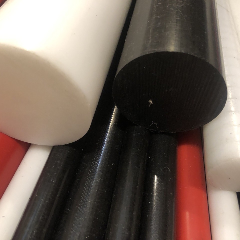 Acetal pom c Rod Black White Engineering Plastic Round Bar 6mm to 100mm ...