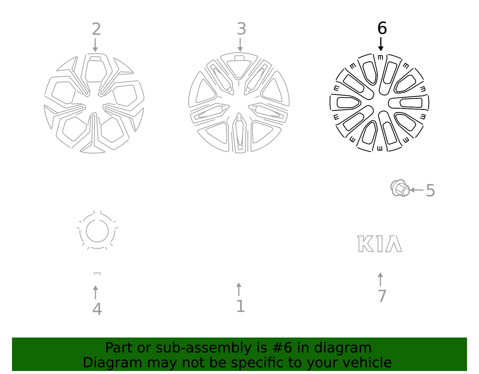 For+Kia+Forte+2022+Kia+52970M7050+Wheel+Cover for sale online | eBay