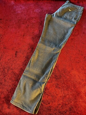Armani Jeans Gold Tag Simin T High Rise Size 33 Measures 33x33 Grey | eBay