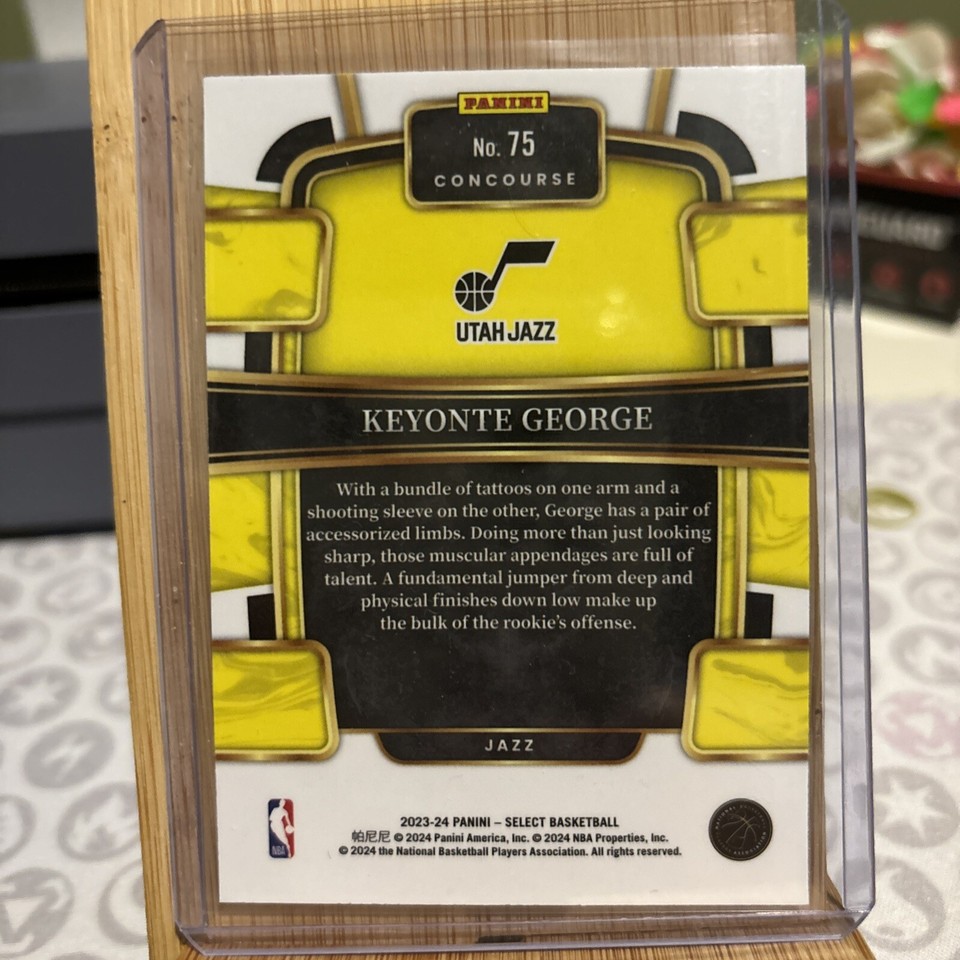 KEYONTE GEORGE RC 2023-24 Panini Select Blue Base #75 Jazz ROOKIE | eBay
