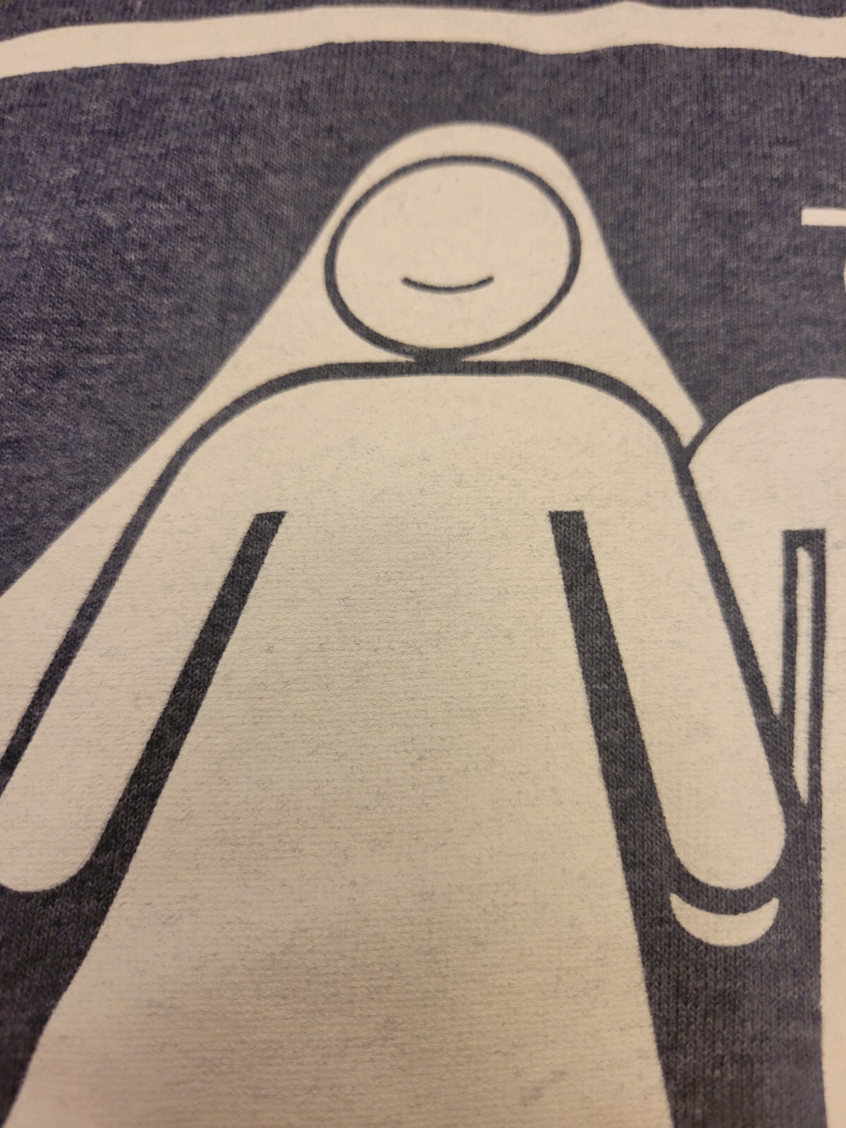 Large Gray "Game Over" Stick Figure Wedding Crew Neck… - Gem