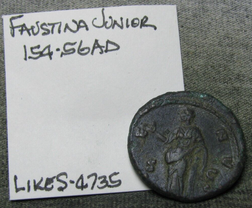 Faustina Junior 154-56 AD Roman Ancient Coin ---- #369X | eBay