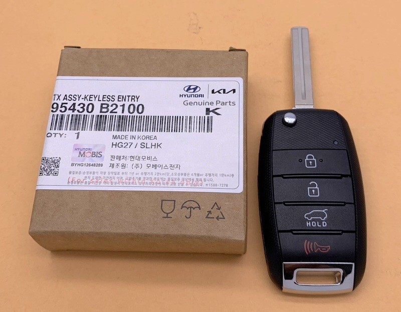 NEW OEM 2014 2015 2016 2017 2018 KIA SOUL FLIP KEY REMOTE FOB 95430 ...