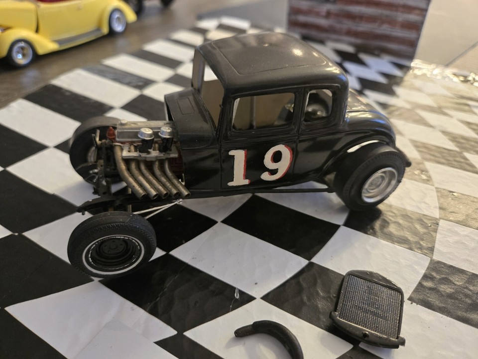 BUILT MODEL CAR VINTAGE AMT FORD JALOPY PROJECT NEEDS RESTORED | eBay