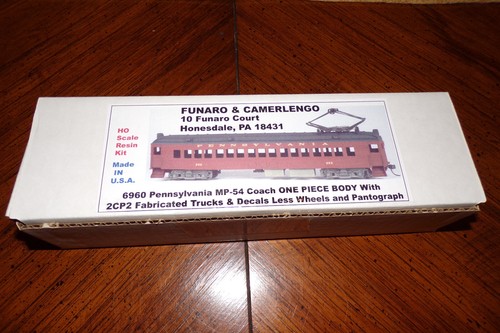 Funaro & Camerlengo Pennsylvania Mp54 passenger car HO scale kit 6960 ...