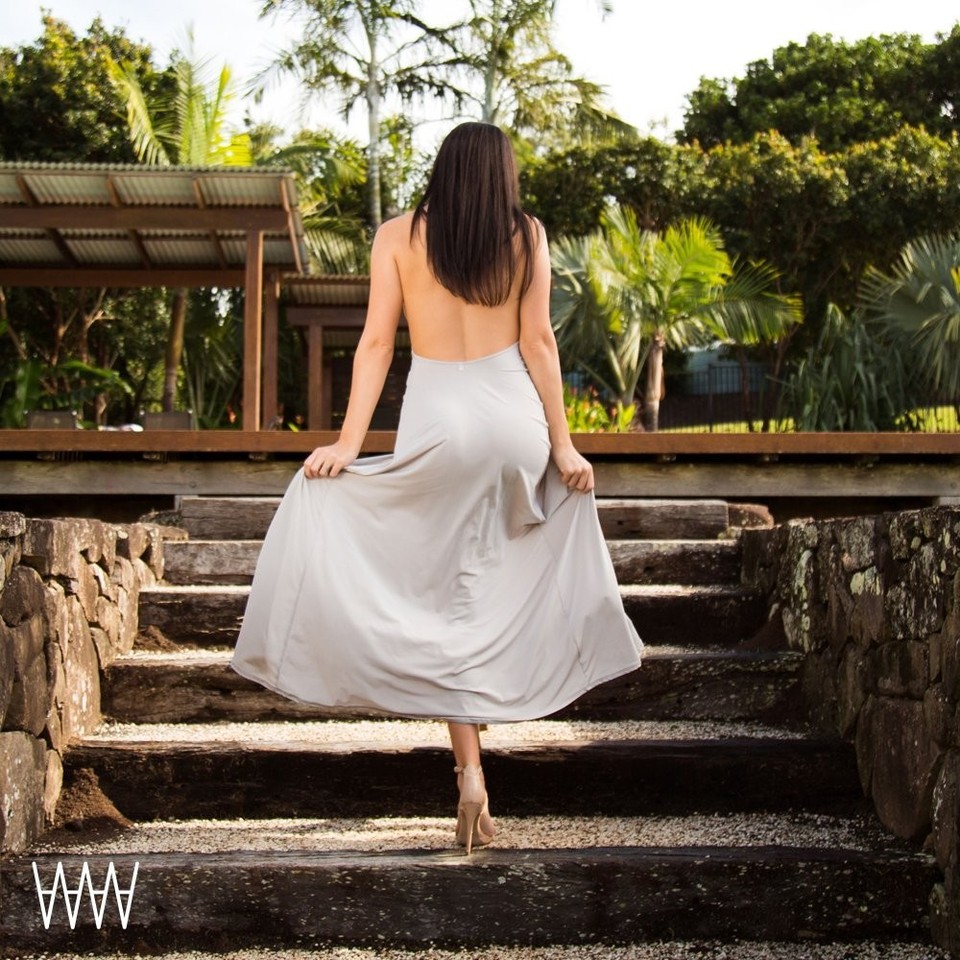 Wicked Weasel sold out rare platinum Lotus maxi dress sz S NWT | eBay