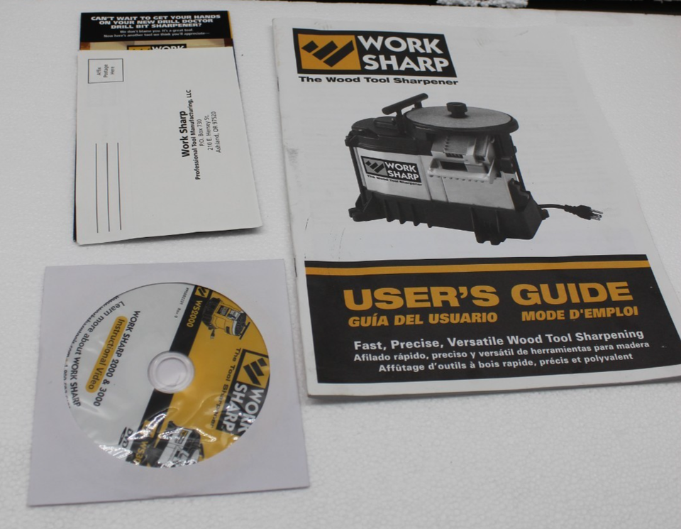 Work Sharp WS3000 Woodworking Tool Sharpener Bundle - Tested | eBay
