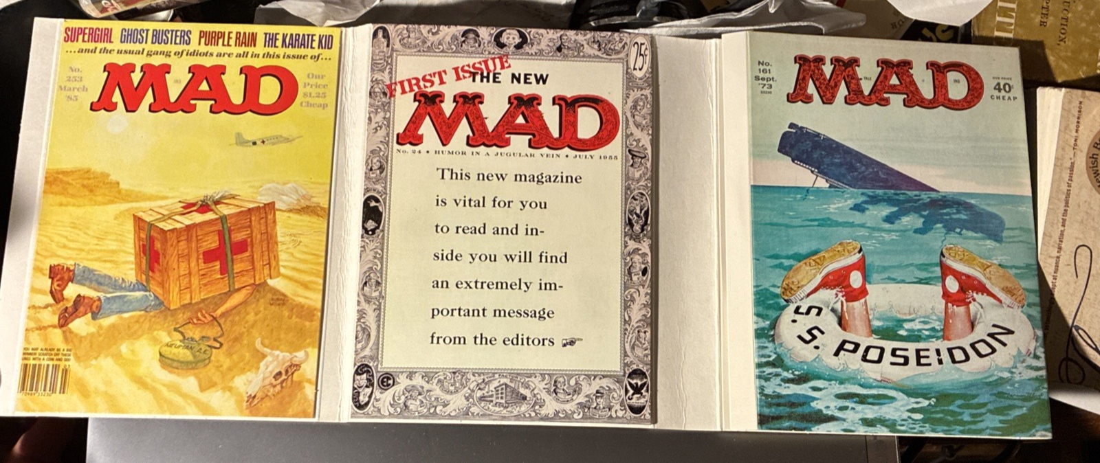 Lot 3: Vintage MAD Magazine 350 1996-Bedside Mad,& Absolutely MAD DVD ...