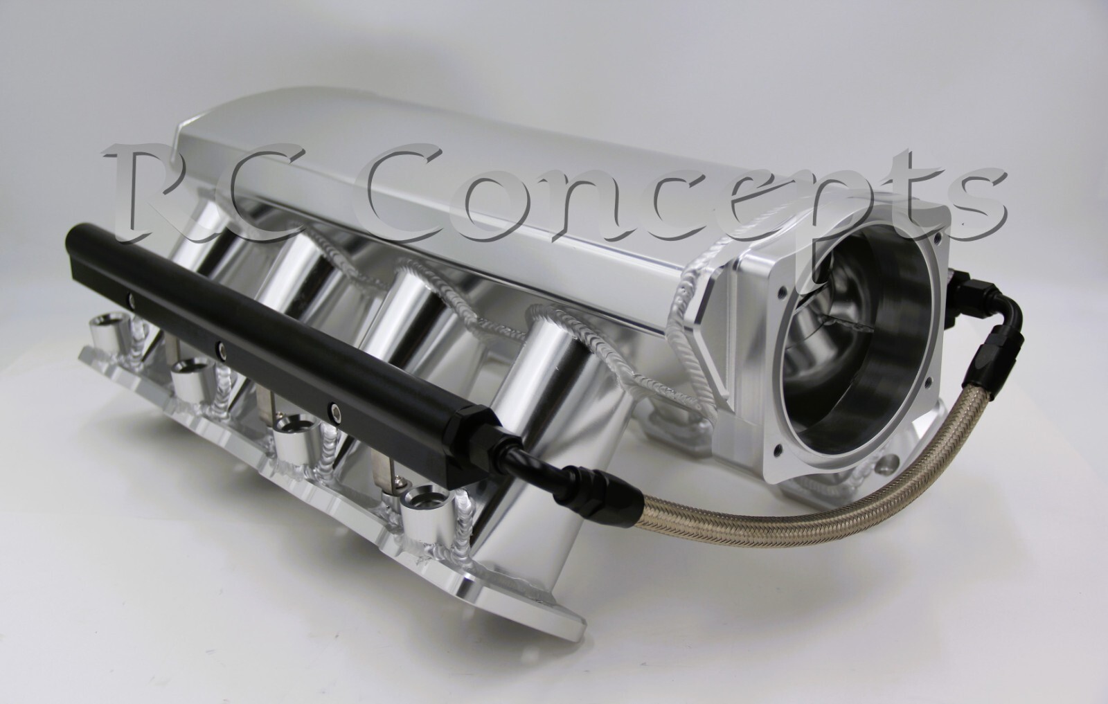 102MM ALUMINUM HIGH RISE LS3 L92 L99 LSA INTAKE MANIFOLD 6.2L SILVER ...