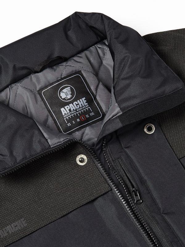 APACHE ATS Waterproof Padded Jacket Windproof Storm Hood Winter Work ...