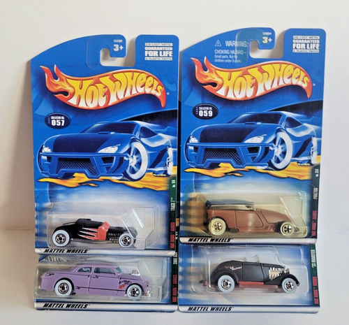 Hot Wheels 2001 Rat Rods Complete Set Shoebox, Tract T, Phaeton & '33 Roadster | eBay
