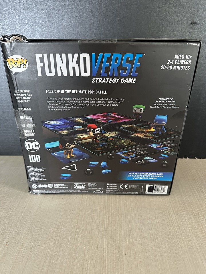 Funkoverse Strategy Game: DC #100 - Batman Base Set | eBay
