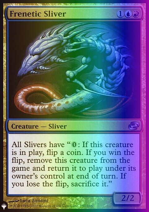 MTG Frenetic Sliver (13/82) Heads I Win, Tails You Lose NM FOIL | eBay