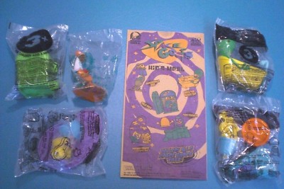 Taco Bell 1998 - Space Goofs- Complete Set of 5 MIP plus Sack | eBay