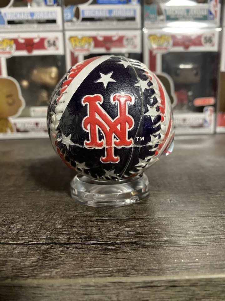 New York Mets Logo Rawlings Collectible Souvenir Baseball Ball | eBay