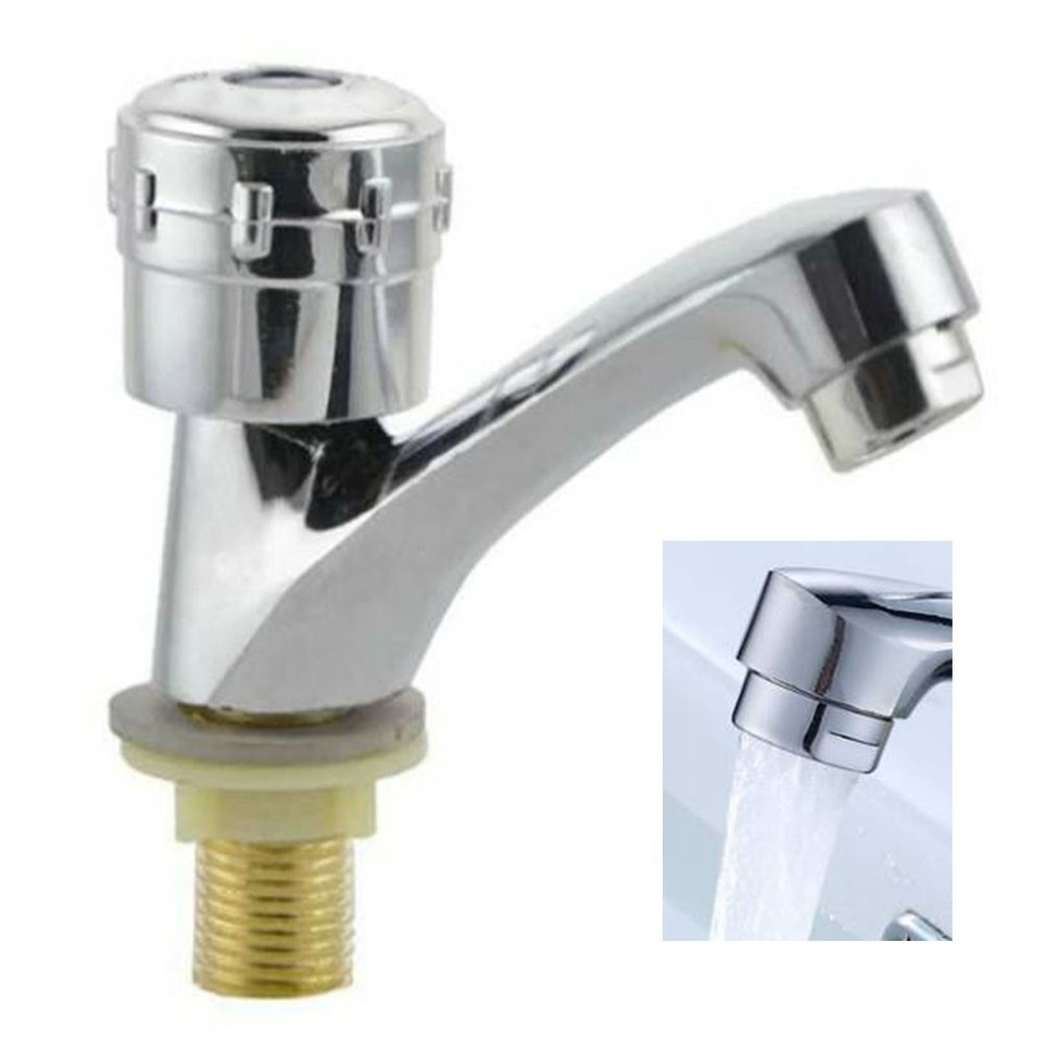 Rust Resistant Cold Basin Faucet for Bathroom and Kitchen Single Hole ...