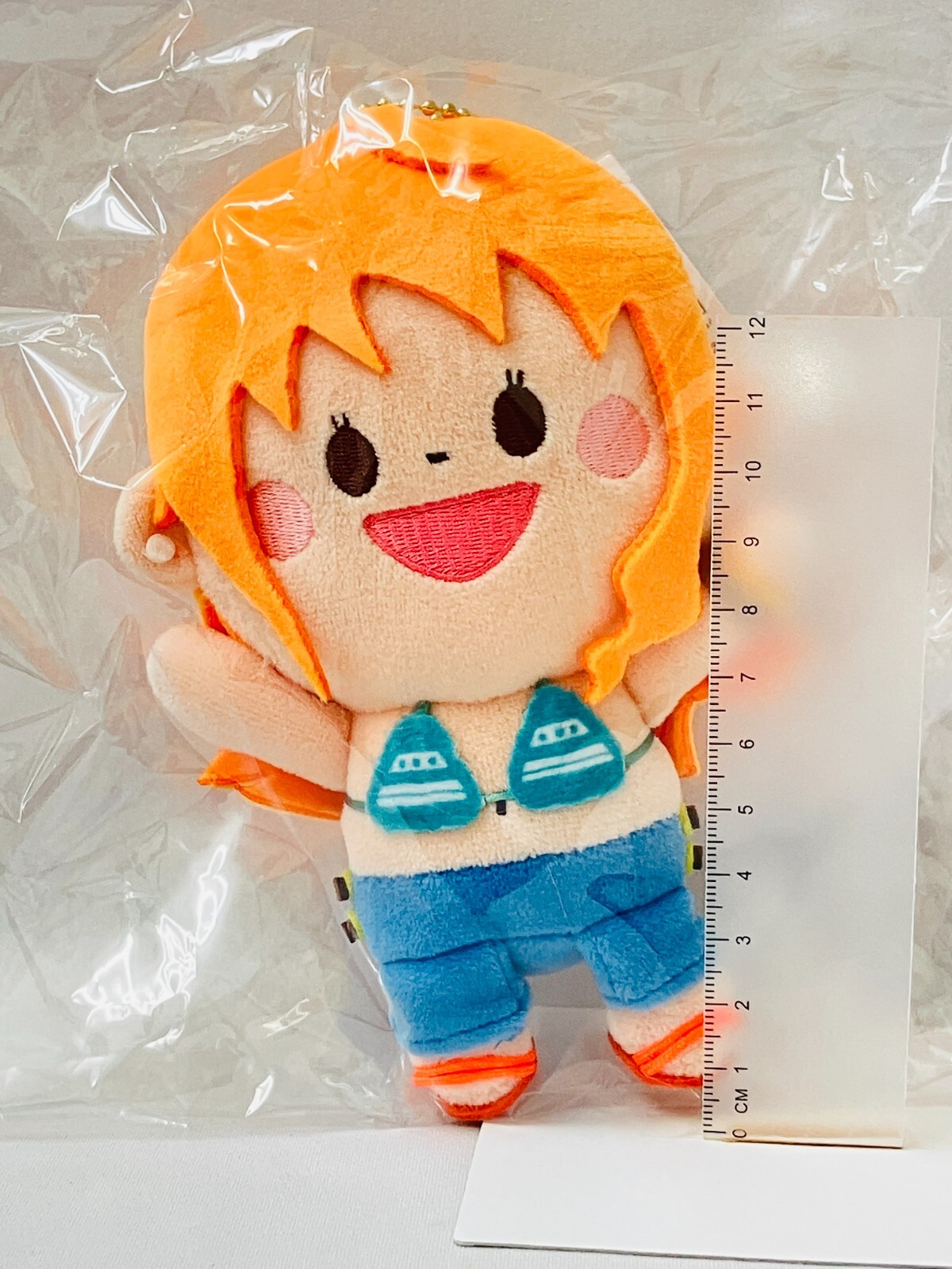 ONE PIECE Palm Plush doll Banzai Mascot / Nami / Toei Japan official ...