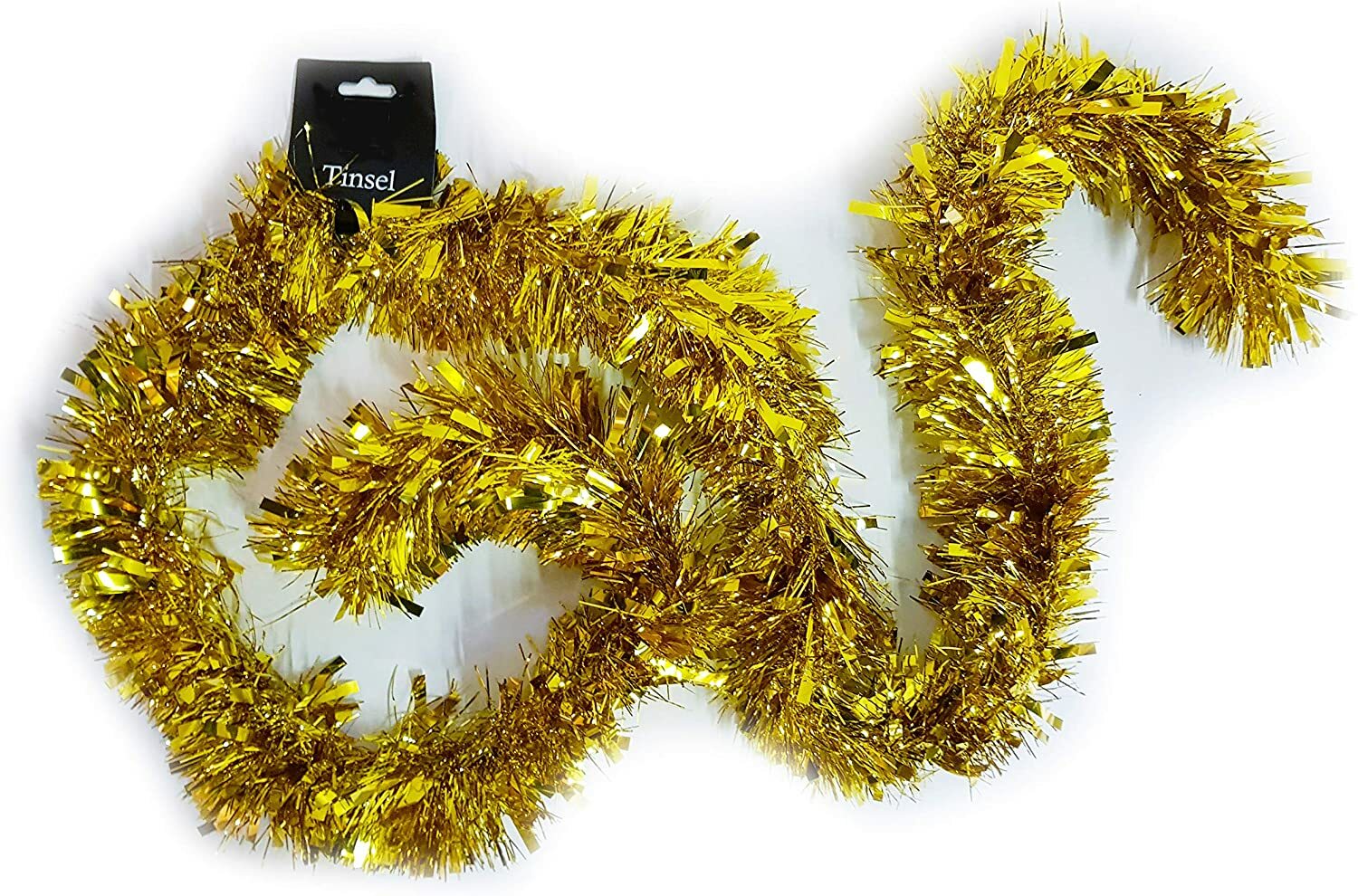 2 Metre 6.7ft Deluxe Chunky Fluffy Tinsel Many Christmas Colours To ...