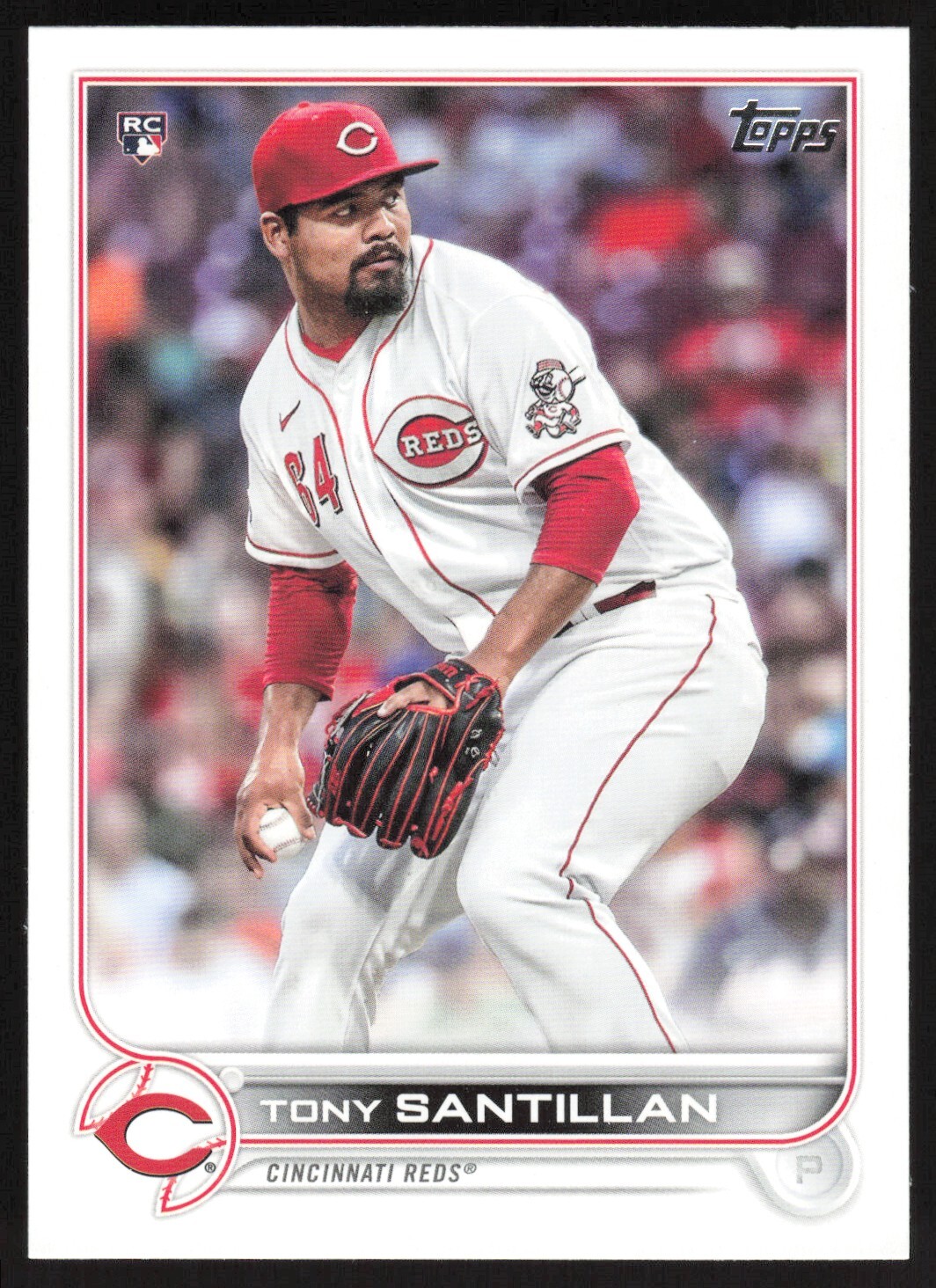 2022 Topps Series 1 Tony Santillan RC #111 Cincinnati Reds | eBay