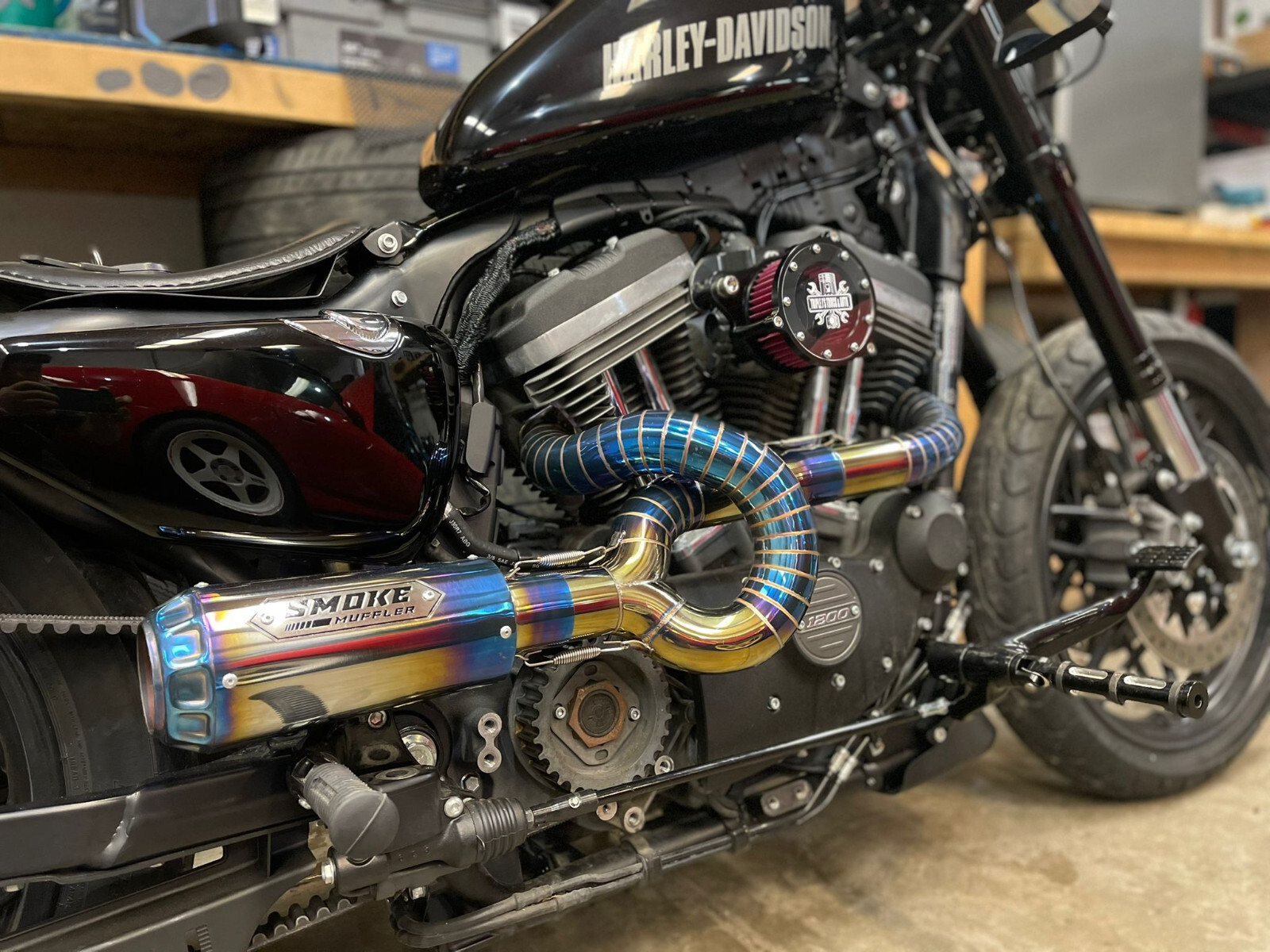 Exhaust Custom Fit To Harley Davidson Sportster 1200 2004-2019 ...