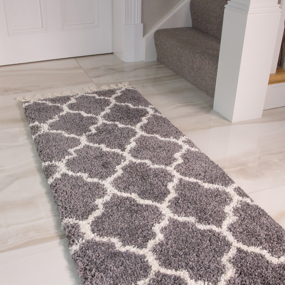 Grey Runner Rugs Hallway Kitchen Long Carpet Runner Mats Best Selling ...