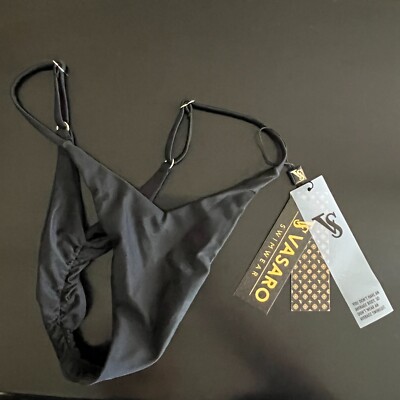 NEW Vasaro Perfect Tanning Bikini Bottoms in Black Size XS | eBay