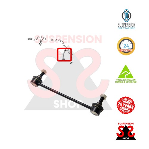 Front Axle Link Pin/Drop Link, Stabiliser Bar Suit VOLVO S40 2.0 T4 S40 ...